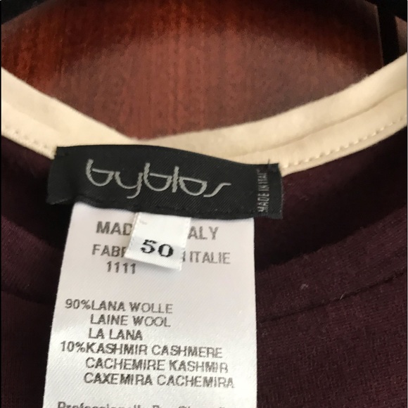 Byblos | Tops | Nwot Byblos Tshirt Long Sleeves Made In Italy | Poshmark